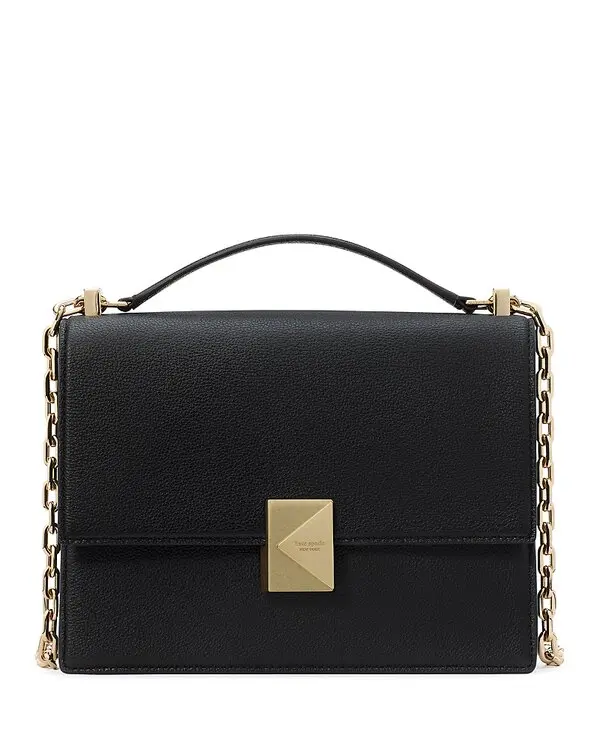 Kate Spade New York Deco Pebbled Leather Small Chain Shoulder Bag