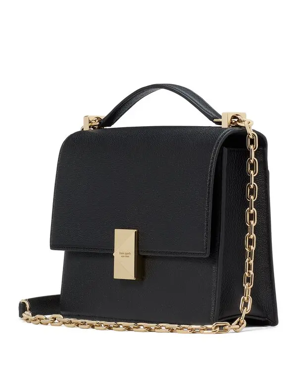 Kate Spade New York Deco Pebbled Leather Small Chain Shoulder Bag