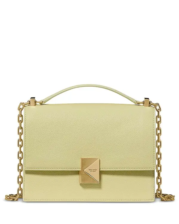 Kate Spade New York Deco Pebbled Leather Small Chain Shoulder Bag