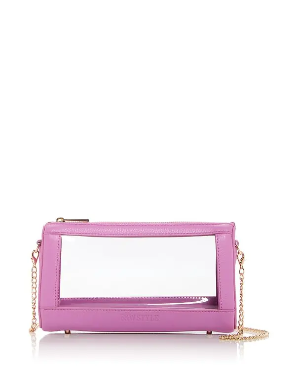 F & W STYLE Clear Clutch - Pink