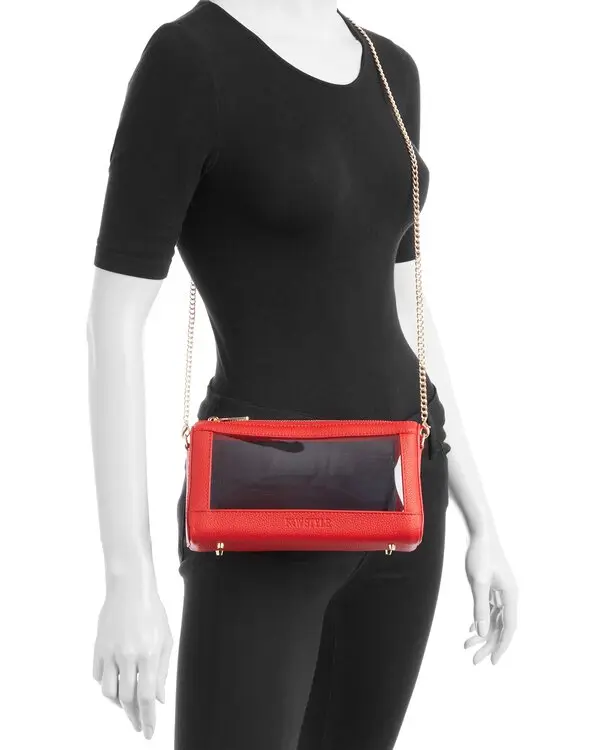 F & W STYLE Clear Clutch - Red