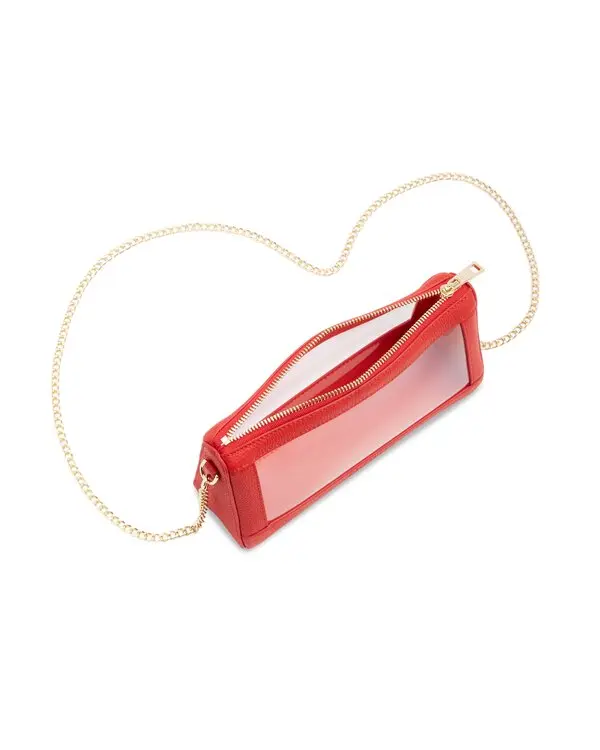 F & W STYLE Clear Clutch - Red