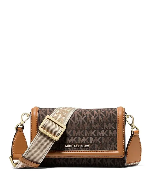 Michael Kors Jet Set Small Phone Crossbody - Brown/acorn