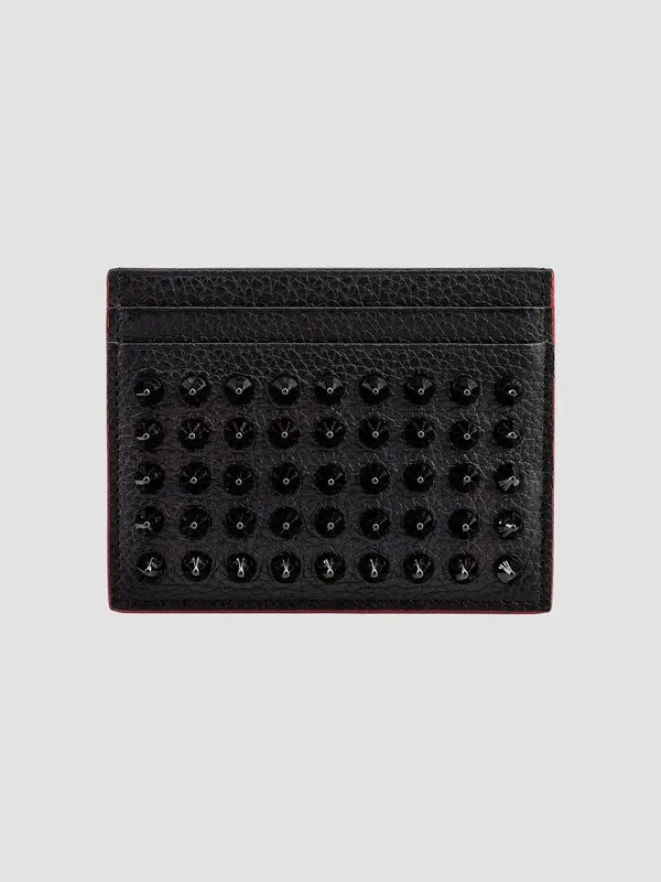 CHRISTIAN LOUBOUTIN Kios Card Holder - Black