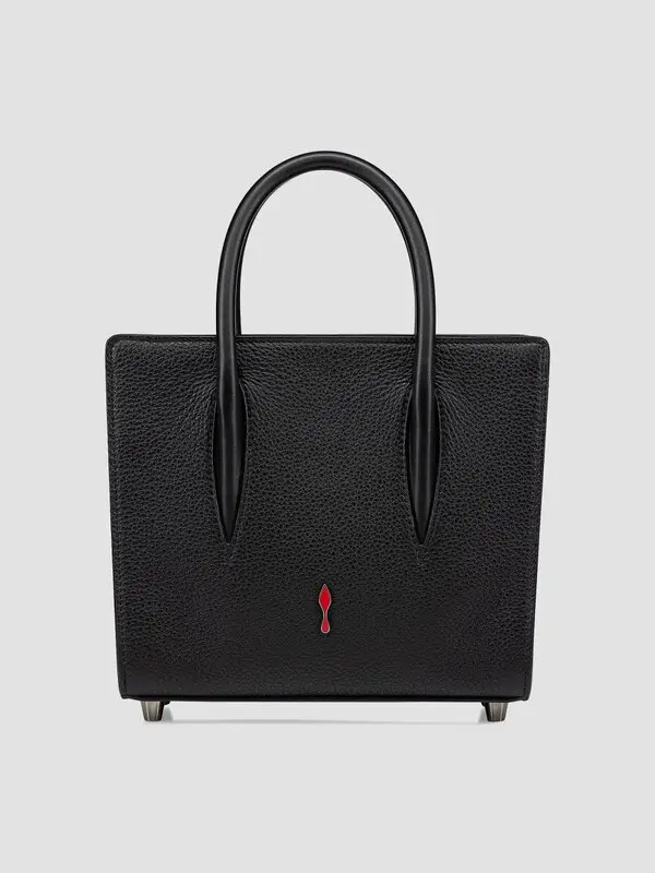 CHRISTIAN LOUBOUTIN Paloma Mini Top Handle Bag - Black