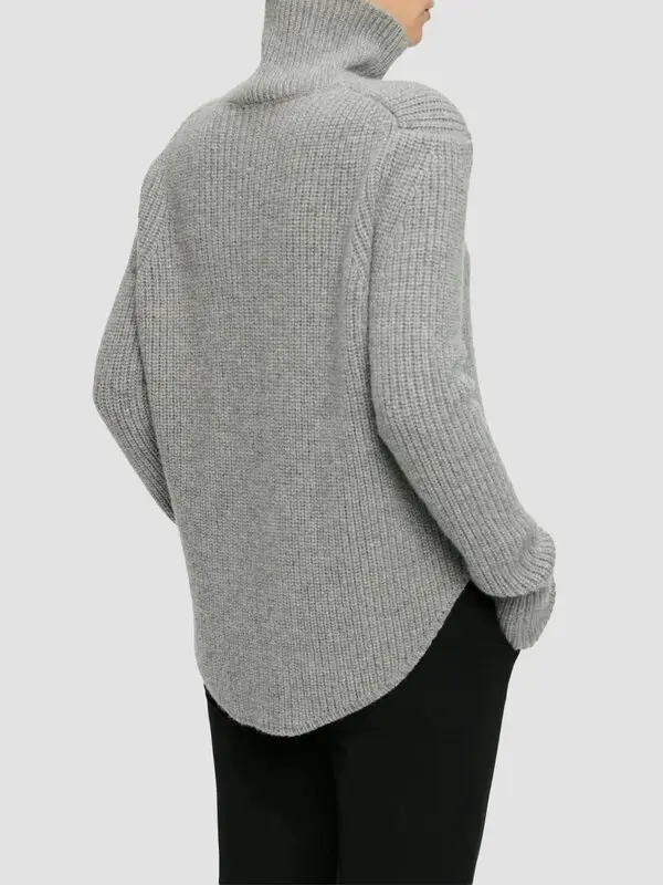 CALLAS MILANO Barrie Long Sleeve Turtleneck Ribbed Sweater