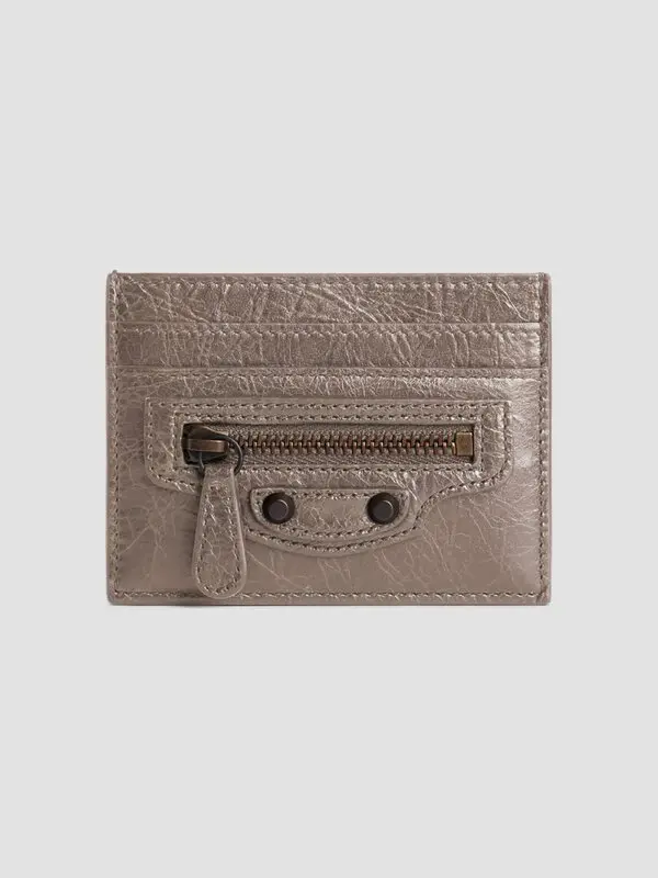 Balenciaga Le City Card Holder - Dark Noix