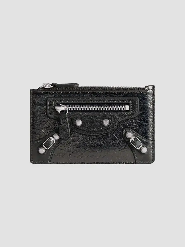 Balenciaga Le City Long Coin And Card Holder - Black