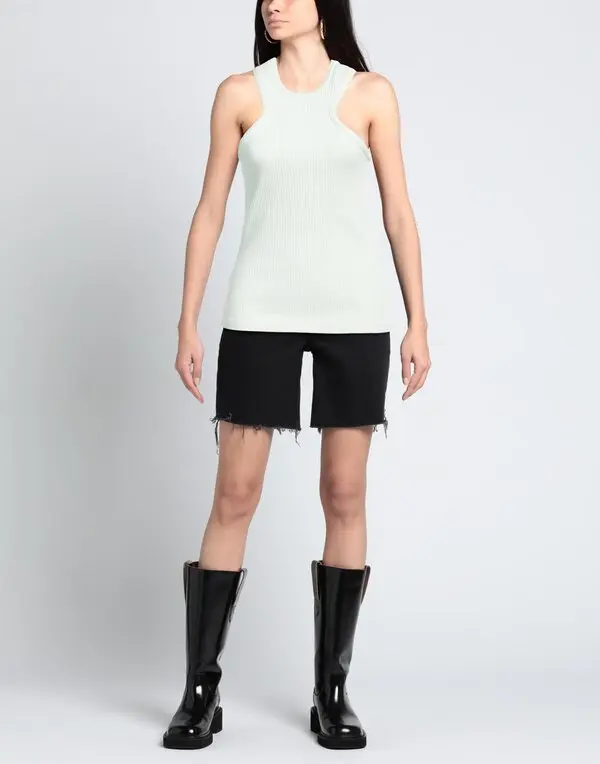 AGOLDE Ribbed Organic Cotton Elastane Tank Top