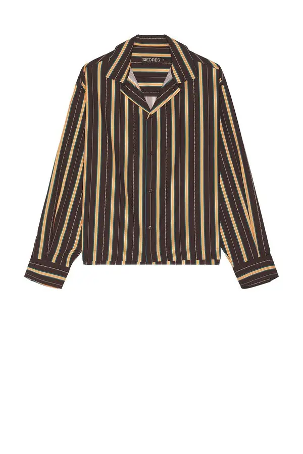 SIEDRES Bright Shirt In Brown