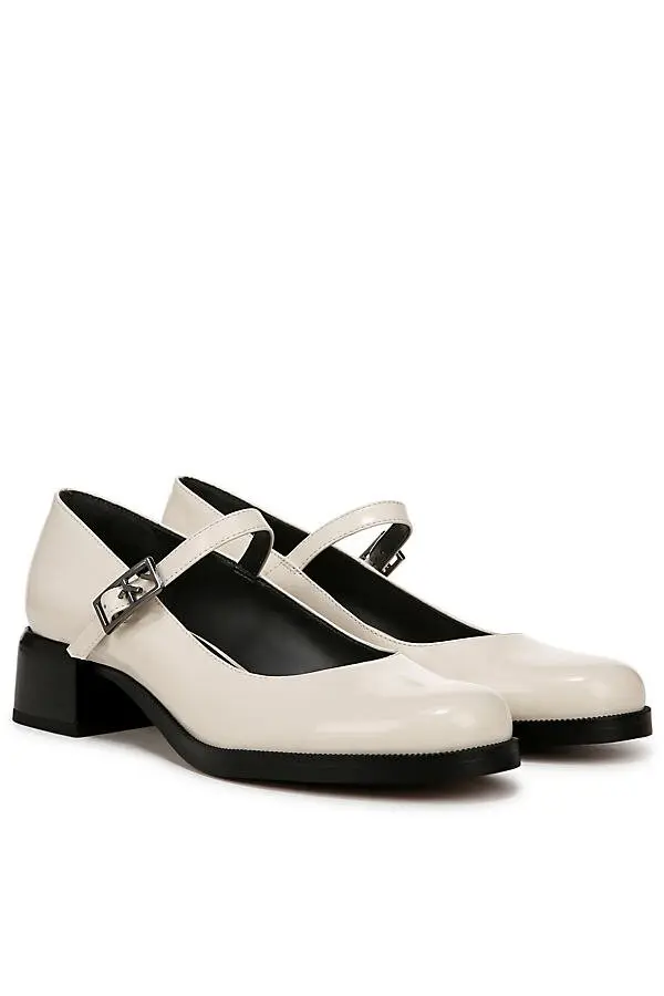 Franco Sarto Pesara Mary Jane Heels - White