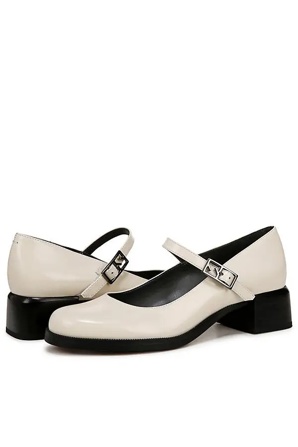 Franco Sarto Pesara Mary Jane Heels - White