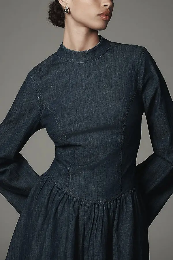 porridge denim dress Porridge XXS Denim Dress