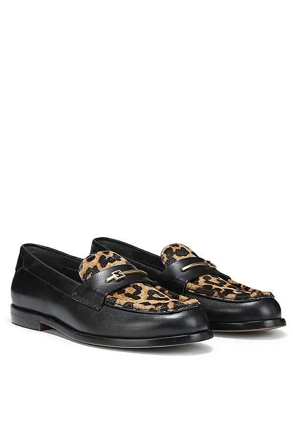 Franco Sarto Riley 2 Loafers - Black Pattern