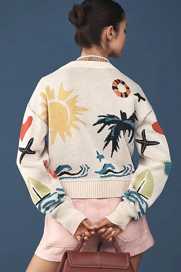 Maeve Sutton Compact Cardigan Sweater