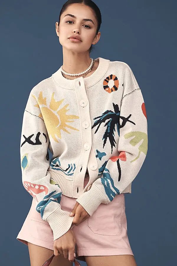 Maeve Sutton Compact Cardigan Sweater