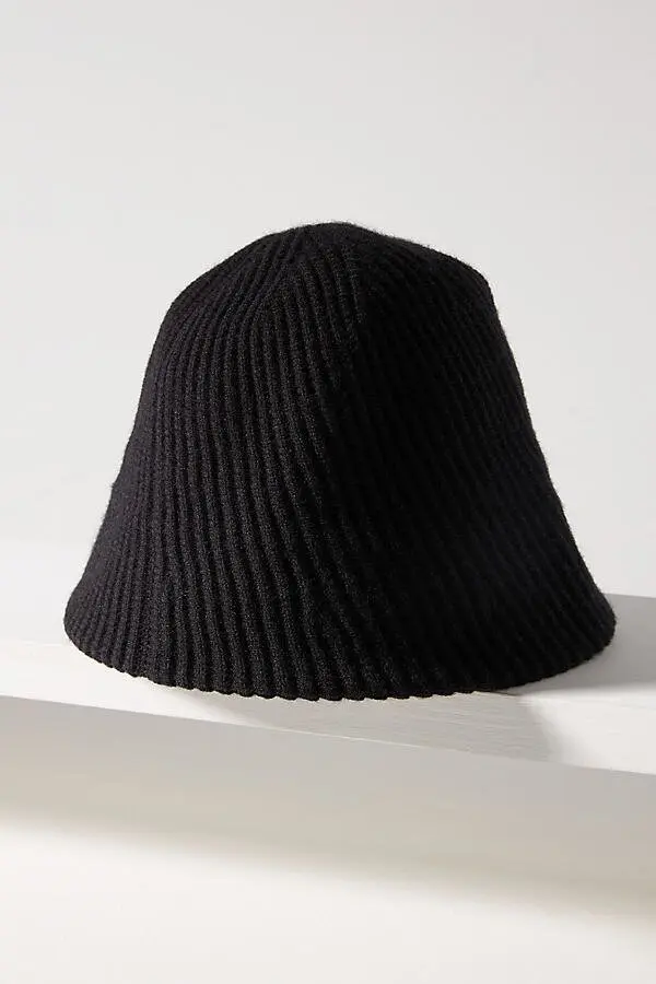 Anthropologie Wavy Cloche Hat Black One Size Scala Collezione Women main image 3