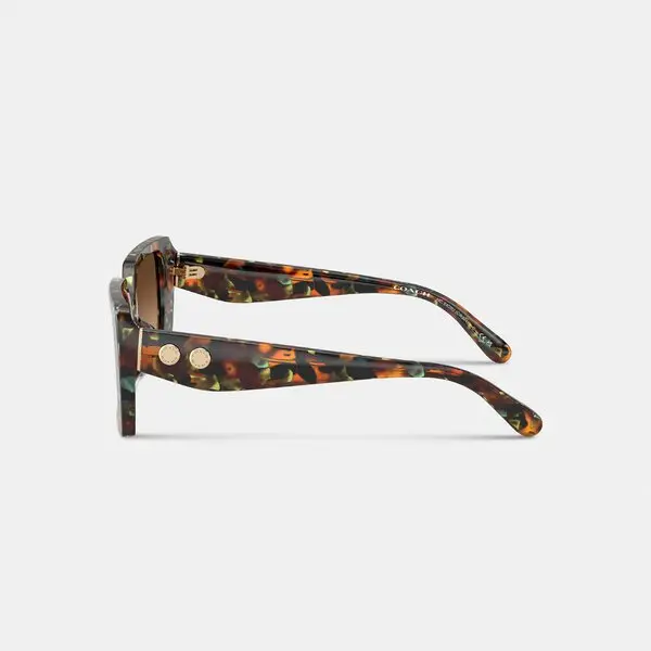 COACH Rivet Oversized Square Sunglasses