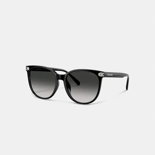 COACH Rounded Square Sunglasses With C Hardware