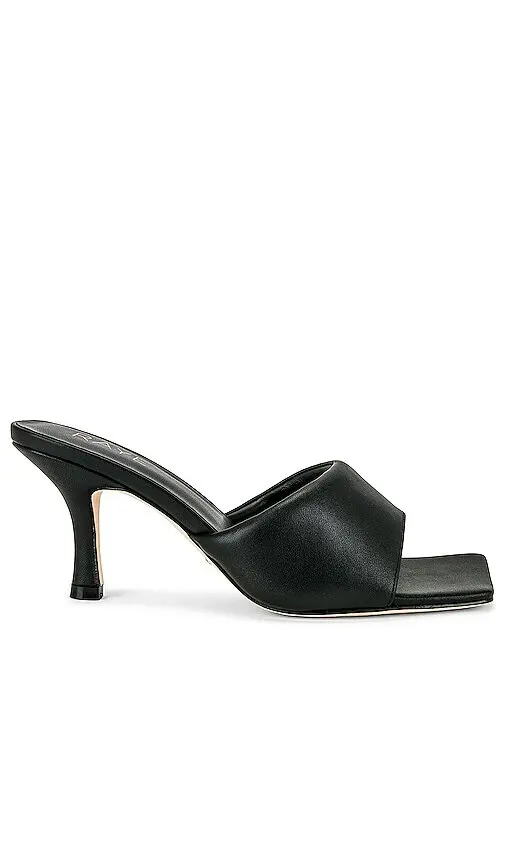 Raye Abie Square Toe Spool Heel Mules