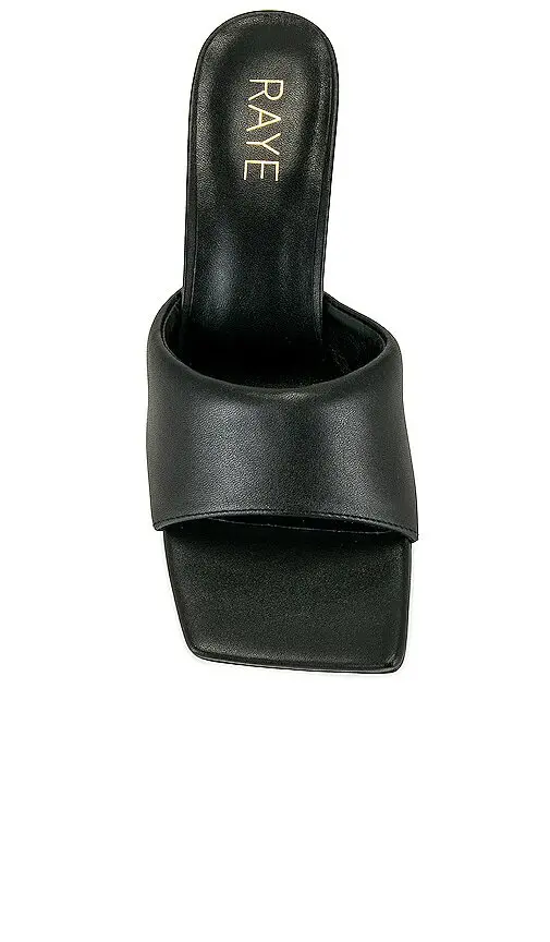 Raye Abie Square Toe Spool Heel Mules