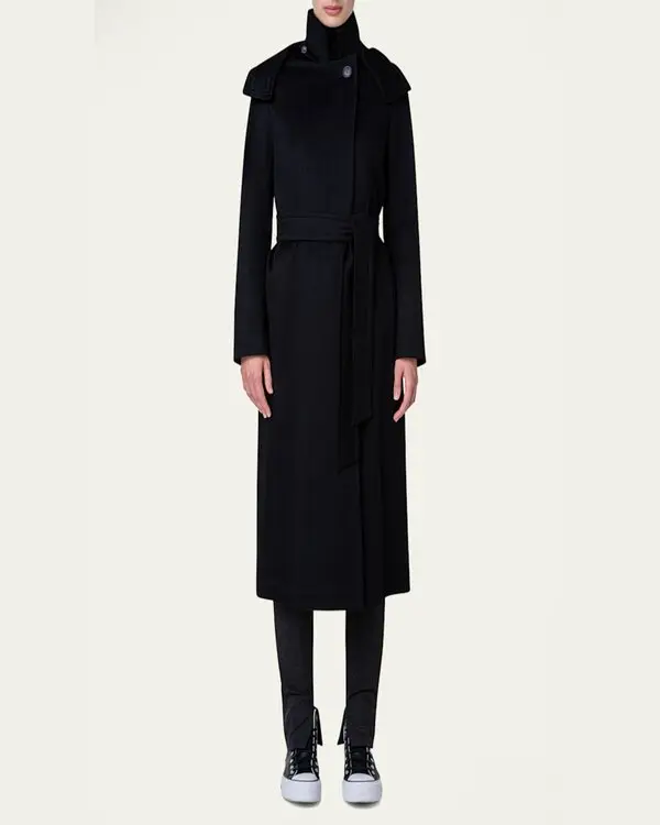 Akris Storm System Cashmere Tailored Coat