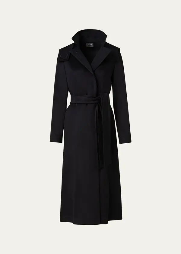 Akris Storm System Cashmere Tailored Coat