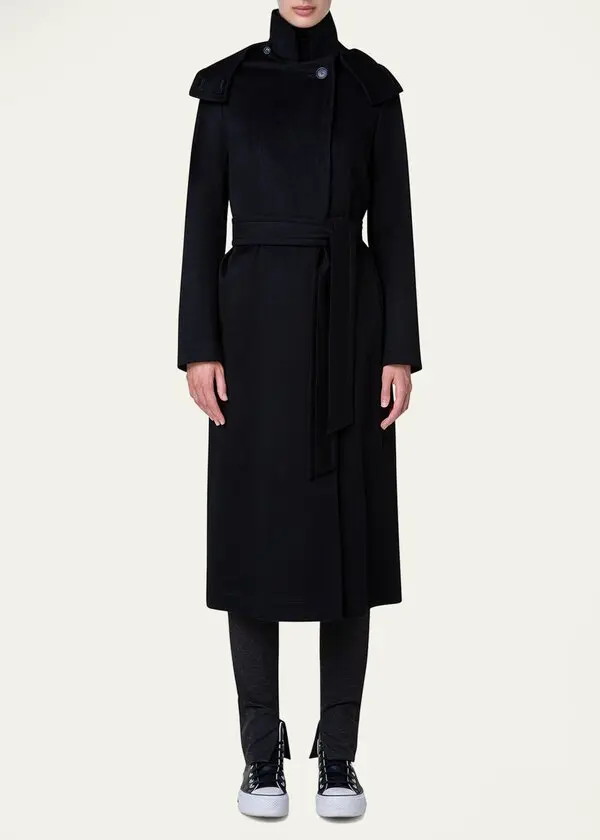 Akris Storm System Cashmere Tailored Coat
