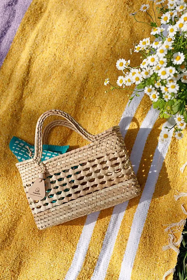 CAMINITO Palma Mini Basket Bag - Neutral