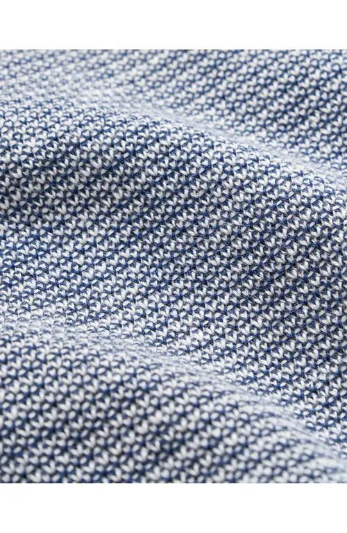 Billy Reid Tuck Stripe Crewneck Sweater - Dark Denim