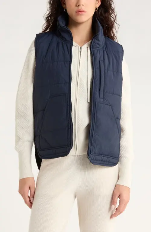 Zella Packable Quilted Vest - Navy Sapphire