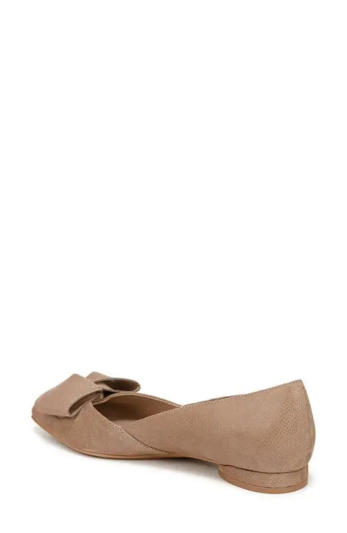 Naturalizer Havana Bow Pointed Toe Flat - Taupe