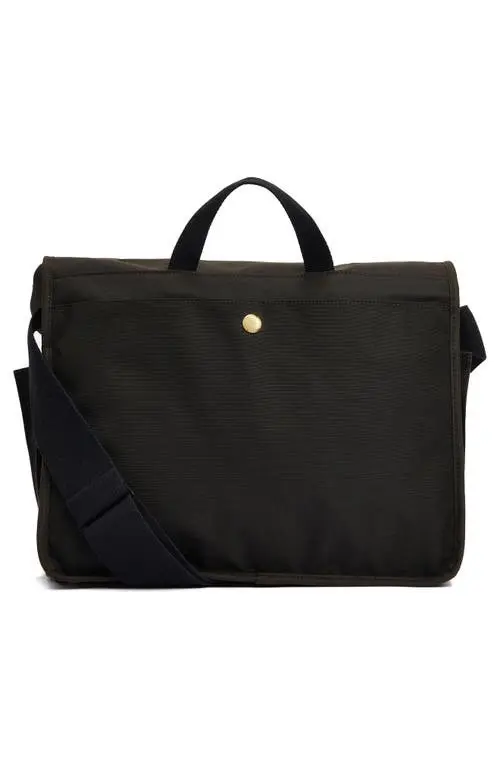 Barbour Field Water Resistant Waxed Cotton Messenger Bag