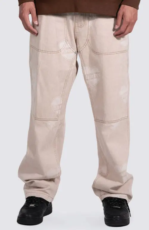 PLEASURES X Shorty's Heart Ultra Loose Fit Work Pants