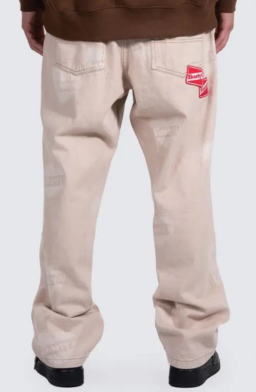 PLEASURES X Shorty's Heart Ultra Loose Fit Work Pants