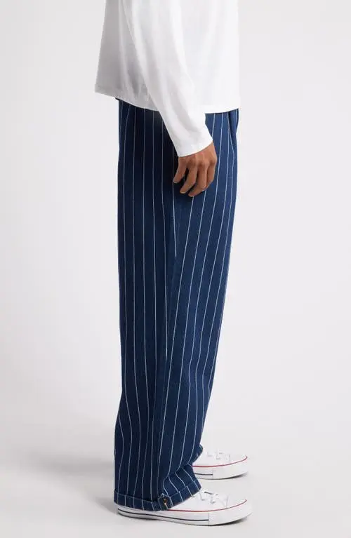 ELWOOD Railroad Stripe Pleated Pants