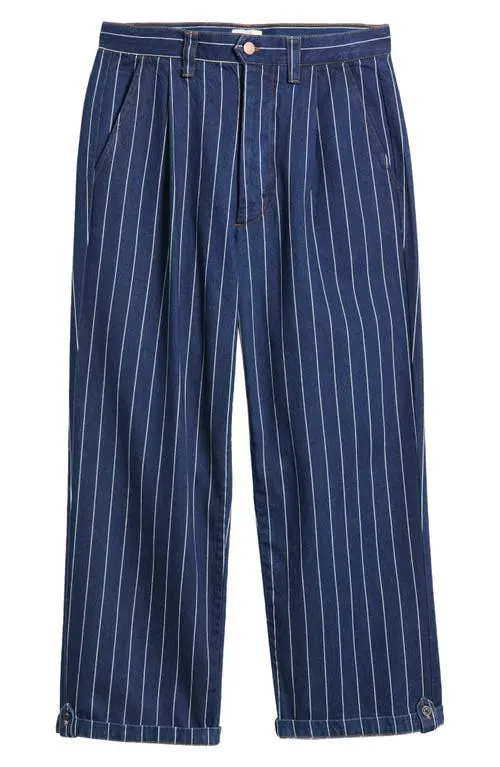 ELWOOD Railroad Stripe Pleated Pants