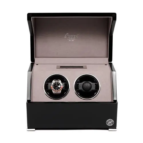 RAPPORT LONDON Perpetua Iii Duo Watch Winder - Ebony