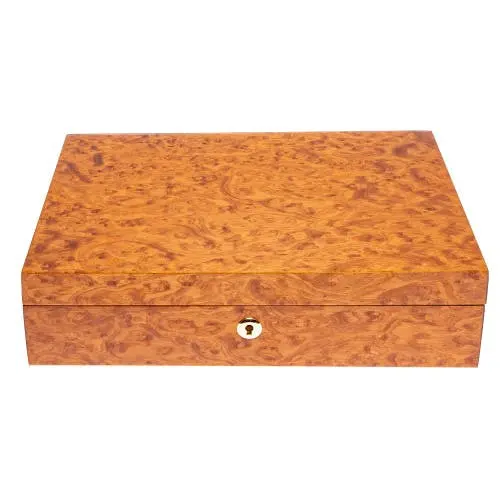 RAPPORT LONDON Heritage Ten Watch Box - Burr Walnut