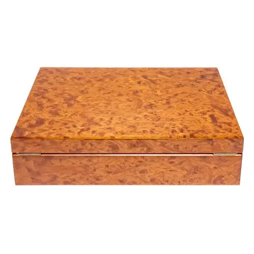 RAPPORT LONDON Heritage Ten Watch Box - Burr Walnut