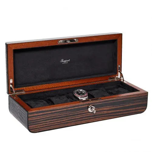 RAPPORT LONDON Mayfair Five Watch Box - Brown