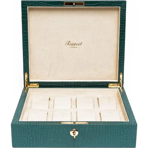 RAPPORT LONDON Brompton Eight Watch Box - Green