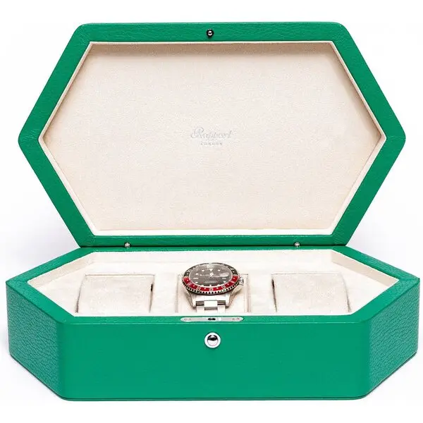 RAPPORT LONDON Portobello Three Watch Box - Green