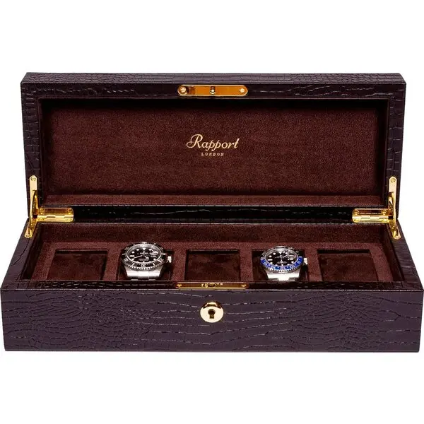 RAPPORT LONDON Brompton Five Watch Box - Brown