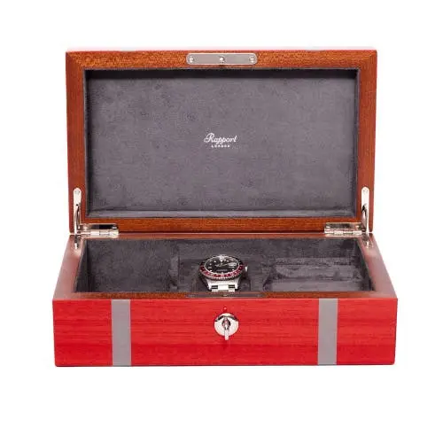 RAPPORT LONDON Carnaby Watch And Accessory Box - Red