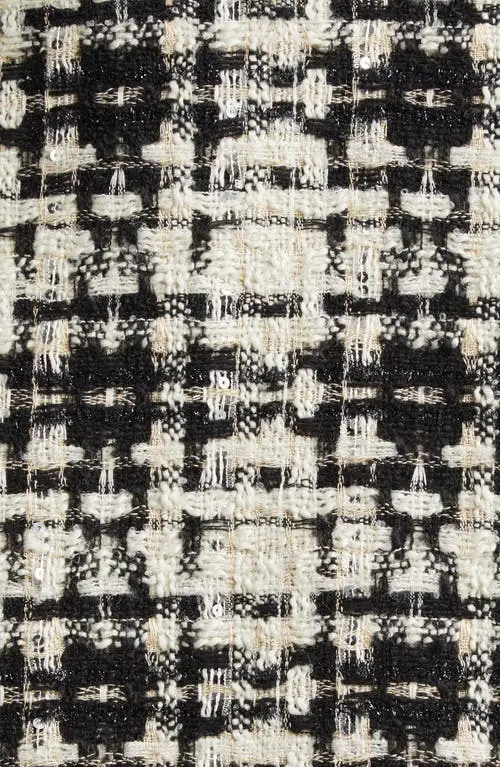 St. John Metallic Wool-blend Tweed Jacket