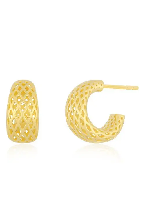 Ef Collection 14k Jumbo Dome Hoop Earrings - Yellow Gold