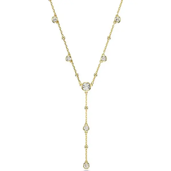 SWAROVSKI Imber Crystal Station Y-necklace - Gold