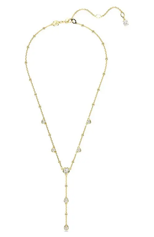 SWAROVSKI Imber Crystal Station Y-necklace - Gold
