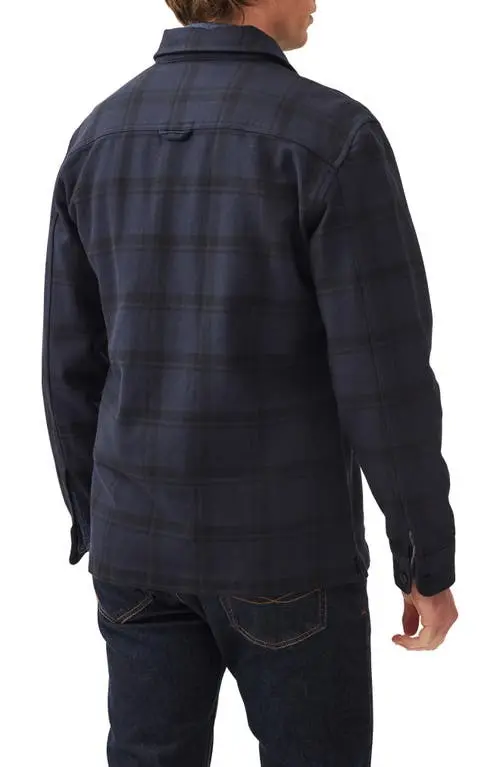 Rodd & Gunn Wadestown Windowpane Check Cotton Twill Button-up Shirt Jacket